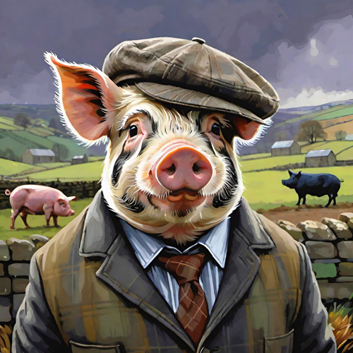 Mr Pig Farmer Yorkshire Animals - Yorkshire